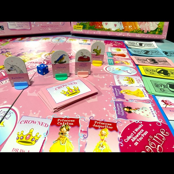 Late for the Sky | Toys | Princess Opoly Board Game An Enchanting Game ...